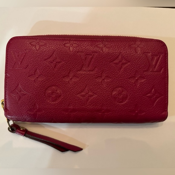 Louis Vuitton | Bags | Louis Vuitton Empreinte Zippy Leather Wallet In ...